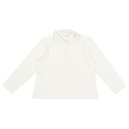 Школьная блуза Белый Слон, размер 128, бежевый