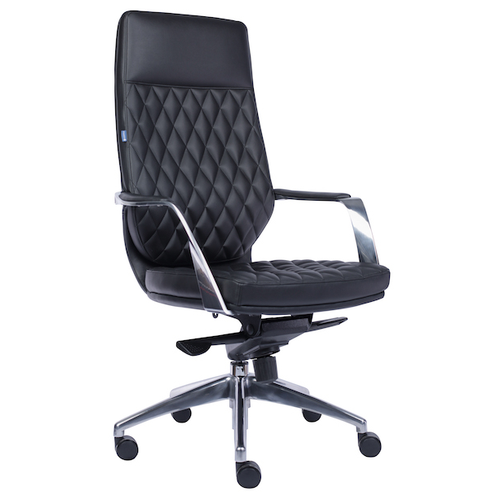 Компьютерное кресло Everprof Roma для руководителя, обивка: искусственная кожа, цвет: чёрный