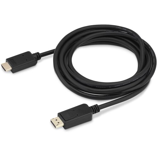 Кабель аудио-видео Buro v 1.2 DisplayPort (m) DisplayPort (m) 3м. Позолоченные контакты черный (BHP