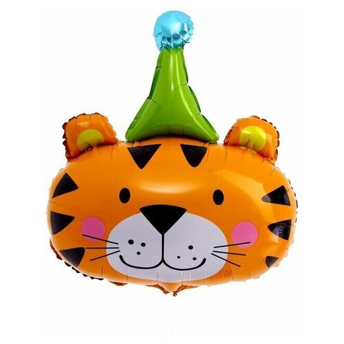 Воздушный шарик, фольгированный 24" "Весёлый тигрёнок"