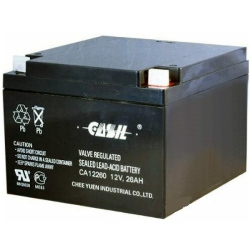 Свинцово-кислотный аккумулятор CASIL CA12260 (12 B, 26 Ач)