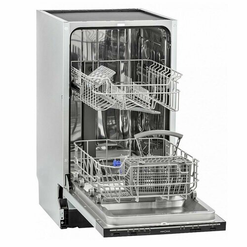Посудомоечная машина Krona BRENTA 45 BI, встраиваемая 45 см, на 9 комплектов посуды, защита от протечек, 5 программы, конденсационная сушка