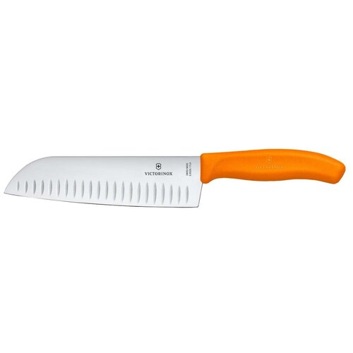 Набор ножей VICTORINOX Swiss classic, блистер, 29.5x7x1 см, лезвие: 17 см, оранжевый