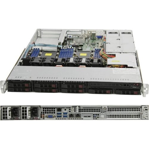 Сервер в корпусе высотой 1U Никс sS9500/pro1U Z0549290 Xeon Silver 4210R/48 ГБ/1 x 960 Гб SSD/1 x 2 Тб HDD/Aspeed AST2500