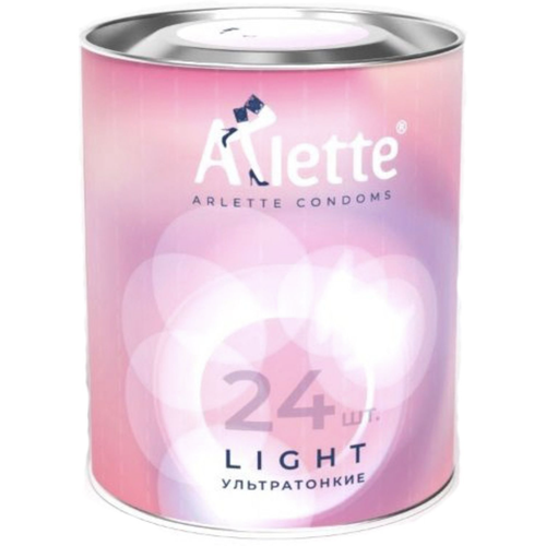 Ультратонкие презервативы Arlette Light - 24 шт.