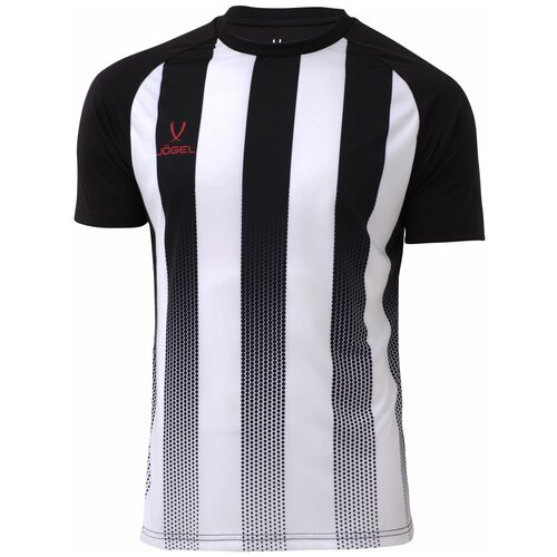 Футболка Jogel Футболка игровая Camp Striped Jersey от Jogel. Детская. Цвет: белый/черный. Размер: XS., размер YL, черный, белый