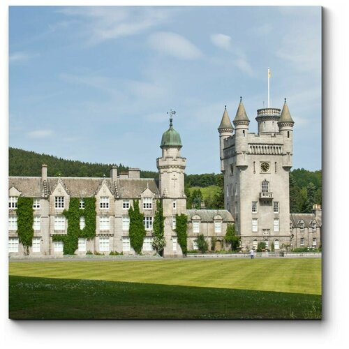 Модульная картина Замок Балморал в Шотландии 100x100