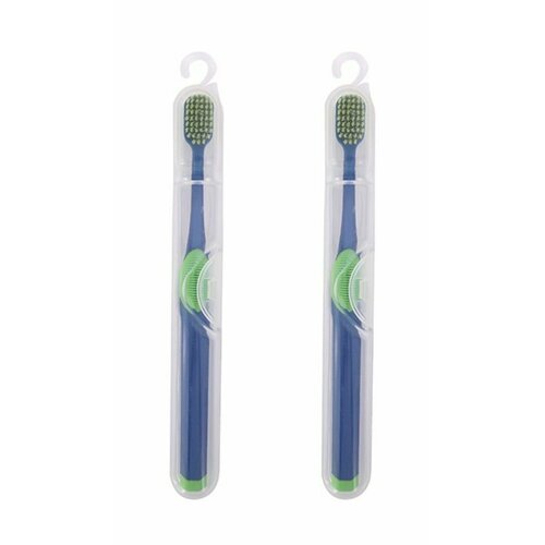 Farres cosmetics Зубная щетка Oral Nylon Fiber, 2 штуки /