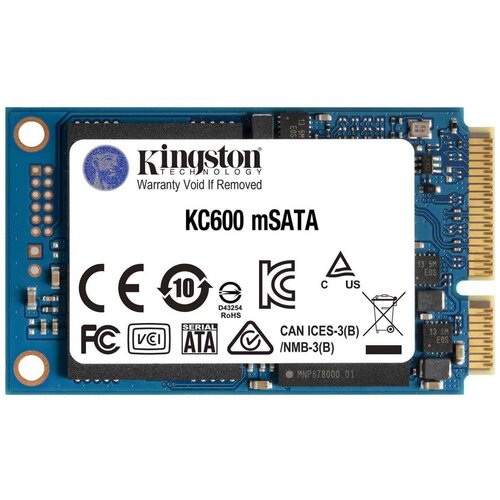 Твердотельный накопитель Kingston KC600 256 ГБ mSATA SKC600MS/256G