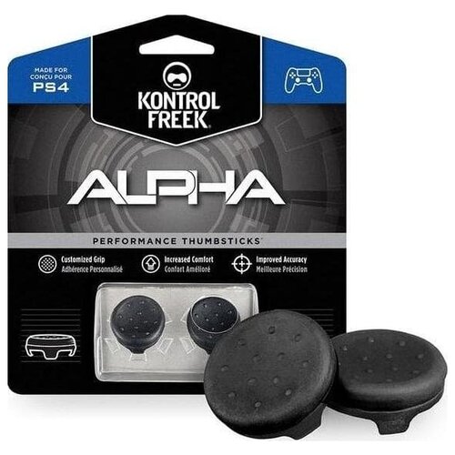 Накладки на стики KontrolFreek Grips ALPHA Black для геймпада Dualshock PS4 (чёрный) (9)