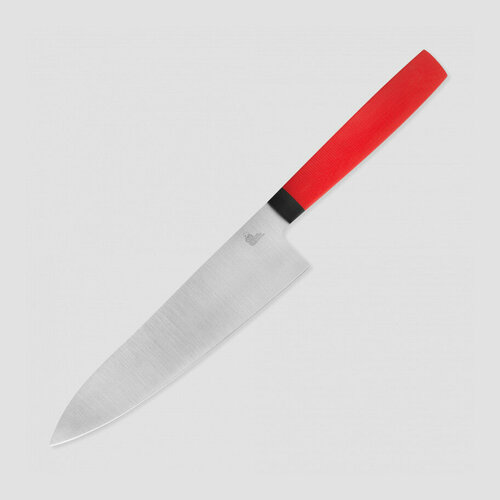 Нож поварской кухонный шеф CH160, 16 см, сталь N690, Red OWL-3031111160