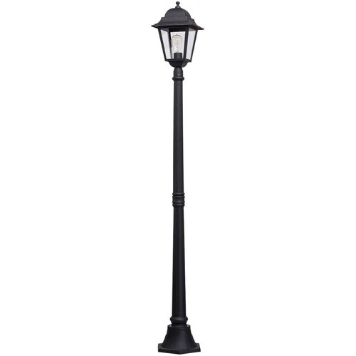 De Markt Садово-парковый светильник Глазго 2 815041101, E27, 95 Вт, цвет арматуры: черный, цвет плафона черный