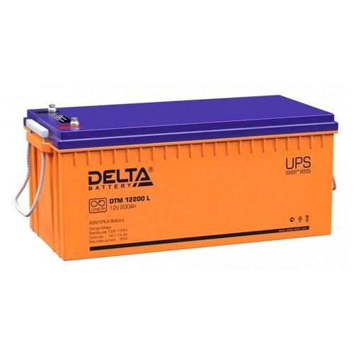 Аккумуляторная батарея DELTA Battery DTM 12200 L 12В 200 А·ч