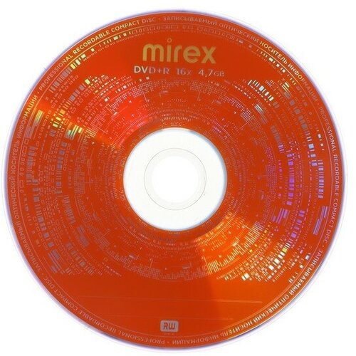 Диск DVD+R Mirex Brand, 16x, 4.7 Гб, конверт, 1 шт
