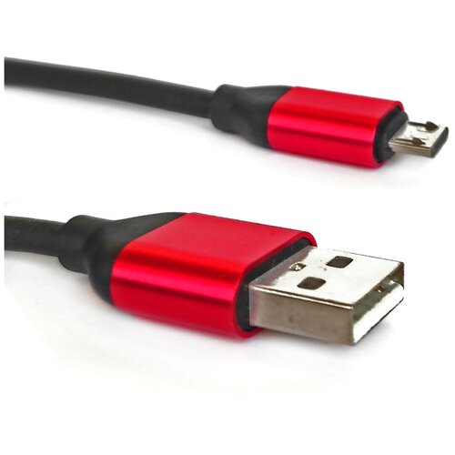 Кабель усиленный micro USB для зарядки телефона / Быстрая зарядка и передача данных / 2 метра /быстрая зарядка до 5А micro USB Quick Charge 3.0