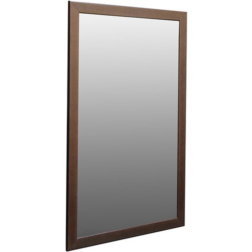 Зеркало настенное PASSO GRANITY, темно-коричневая рама