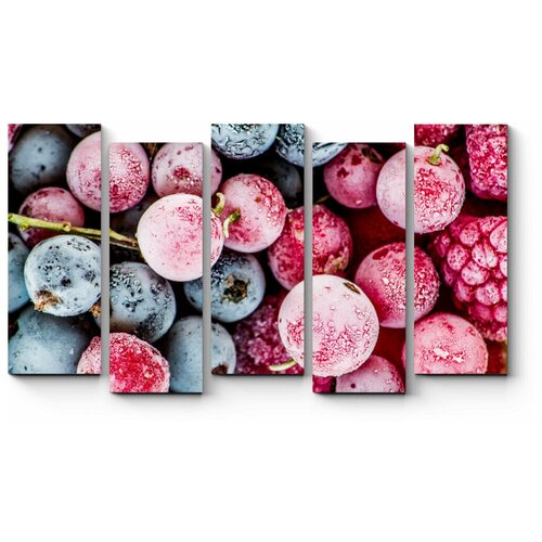 Модульная картина Ледяные ягоды 120x69