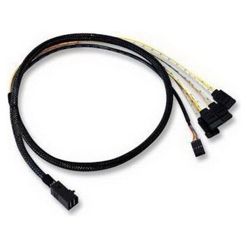 Кабель интерфейсный SAS ACD ACD-SFF8643-SATASB-08M (6705050-75) SFF8643-to-4*SATA+SB ( HDmSAS -to- 4*SATA+SideBand internal cable) 75cm
