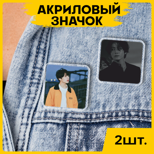 Значок 1-я Наклейка, черный