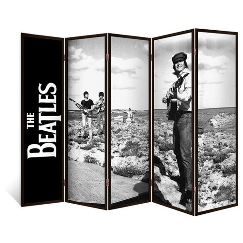 Ширма перегородка The Beatles 5 створок венге 176х230 см