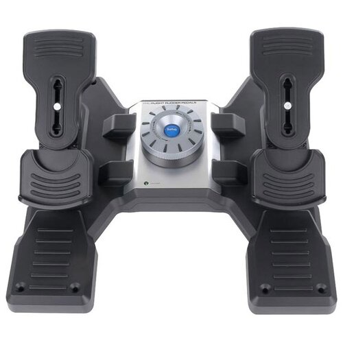 Logitech G Saitek Pro Flight Rudder Pedals, серый, 1 шт.