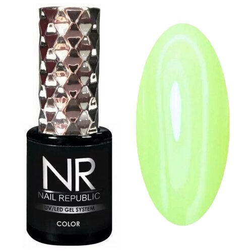 Nail Republic гель-лак для ногтей Color, 10 мл, 10 г, 357 фисташковый