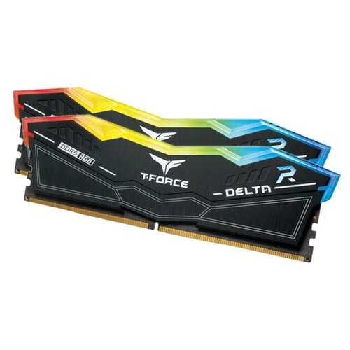 Оперативная память Team Group T-FORCE Delta RGB 32 ГБ (16 ГБ x 2 шт.) DDR5 6400 МГц DIMM CL40 FF3D532G6400HC40BDC01