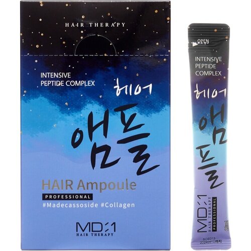 MEDB MD-1 Intensive Peptide Complex Hair Ampoule Ампульная маска для волос с интенсивным пептидным комплексом 20x10мл