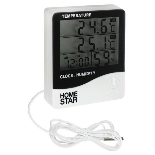 Термометр-гигрометр HS-0109, комнатный, измерение влажности