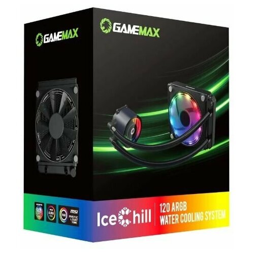 Система жидкостного охлаждения GameMax Ice Chill 120 ARGB Rainbow