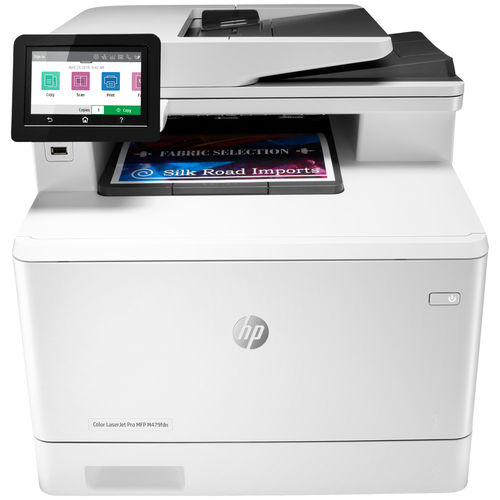 МФУ лазерное HP Color LaserJet Pro MFP M479fdn, цветн., A4, белый