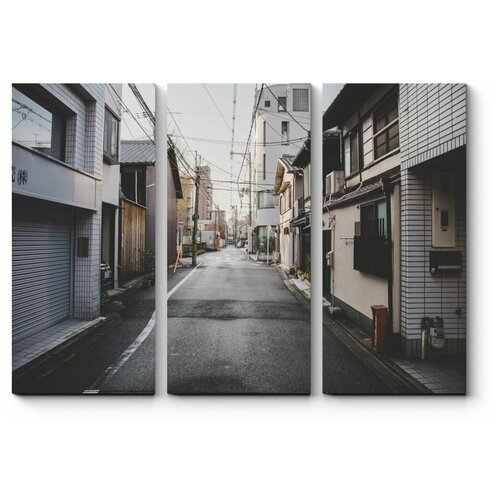 Модульная картина Узкие улочки Киото140x100