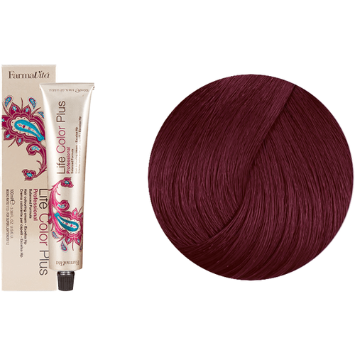 FarmaVita Life Color Plus Крем-краска для волос, 6.62 темный блондин фиолетово-красный, 100 мл