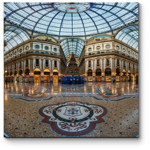 Модульная картина Внутри галереи Виктора Эммануила, Милан110x110