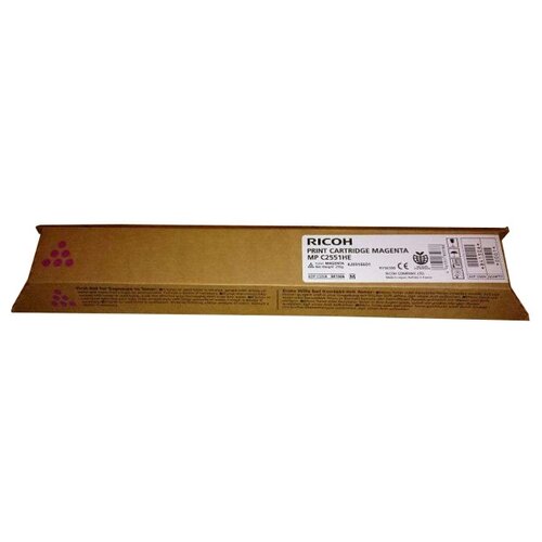 Картридж Ricoh MP C2551HE Magenta 841506/842063, 9500 стр, пурпурный