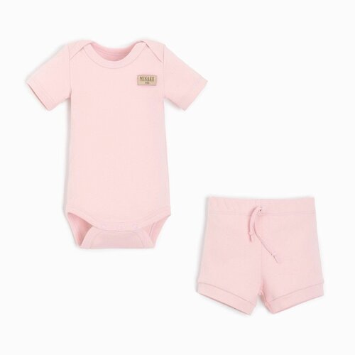 Комплект одежды Minaku, размер 86, розовый