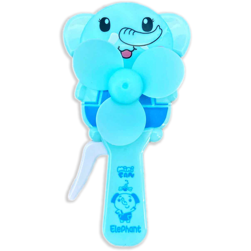 Вентилятор детский / Вентилятор мини "Слоник", цвет голубой