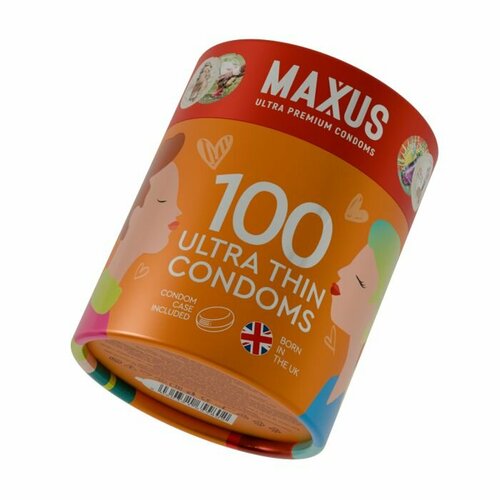 Ультратонкие презервативы Maxus Ultra Thin - 100 шт, цвет не указан
