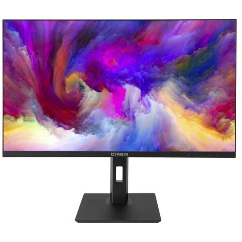 IRBIS SMARTVIEW 27' LED Monitor 2560x1440, 16:9, IPS, 300 cd/m2, 1000:1, 3ms, 178°/178°, HDMI, DP, USBх2, USB-C(65W), Audio output, Pjack, 75Hz, Heig