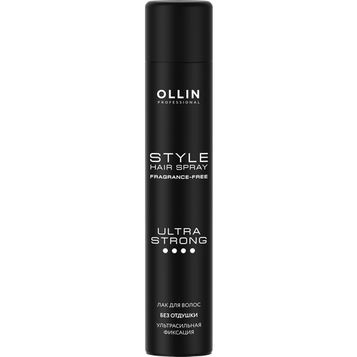 Ollin Лак для волос ультрасильной фиксации без отдушки 400 мл