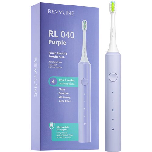 Электрическая зубная щетка Revyline RL 040, сиреневая