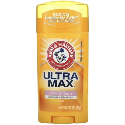 Arm & Hammer, UltraMax, женский дезодорант-антиперспирант, свежая пудра, (73 г)