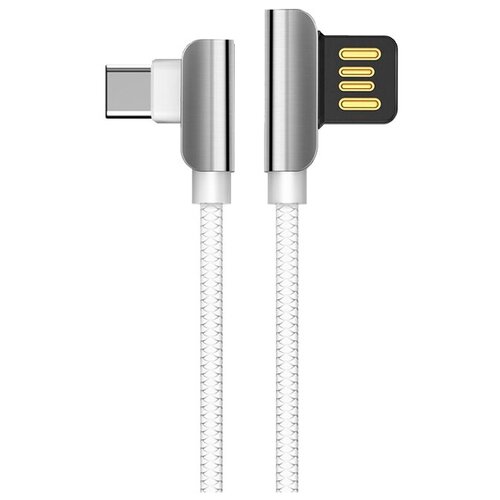 Кабель Hoco U42 Exquisite Steel USB - USB Type-C, 1.2 м, белый