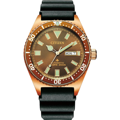 Наручные часы CITIZEN Promaster NY0125-08W, черный, коричневый