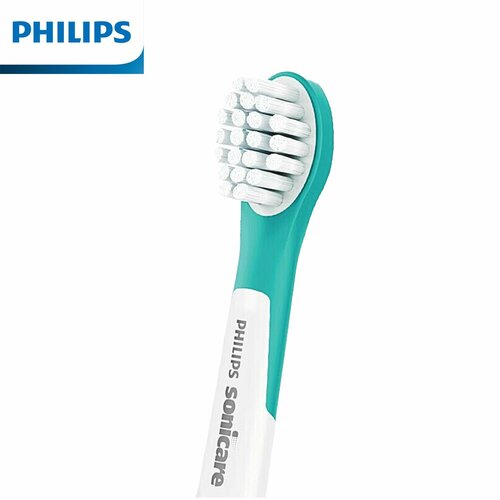 Philips hx6032/63 Сменные насадки для детских электрических зубных щеток, комплект из 2 штук, для зубных щеток Сделано в Китае