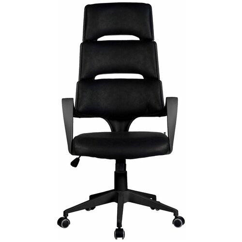 Компьютерное кресло Riva Sakura офисное, обивка: текстиль, цвет: черный/черный