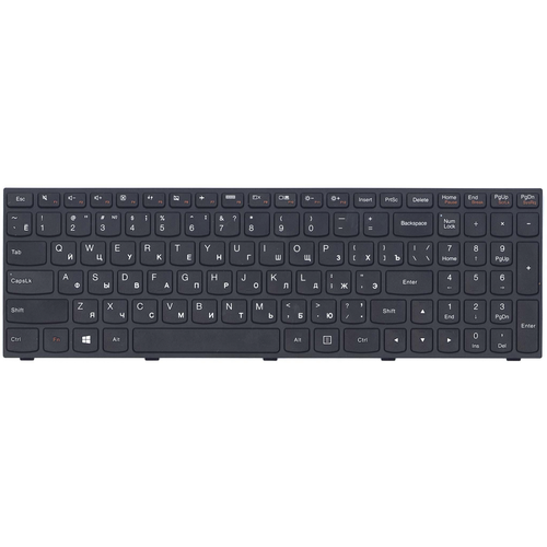 Клавиатура для ноутбука LENOVO IdeaPad S500 серебро с подсветкой