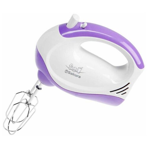 Миксер Sakura SA-6311V, белый/фиолетовый