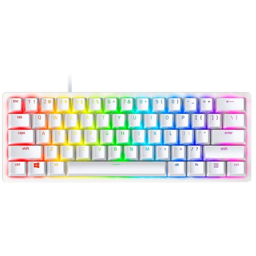 Игровая клавиатура Razer Huntsman Mini (Английская раскладка, свитчи Clicky, белый цвет)
