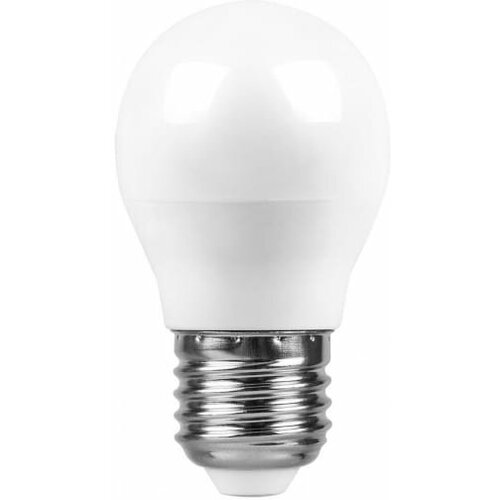 Лампа светодиодная LED 13вт Е27 теплый матовый шар (SBG4513) | код 55160 | SAFFIT (40шт. в упак.)